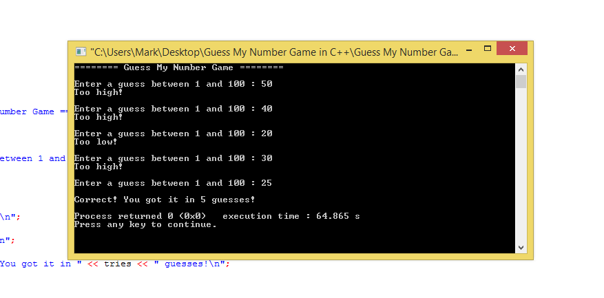 Guess My Number Game In C Free Source Code Sourcecodester 3067